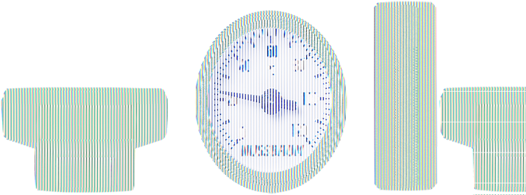 82122 Thermometer Ersatz- und Nachrüstset mit Anzeigebereich 0 °C bis ...